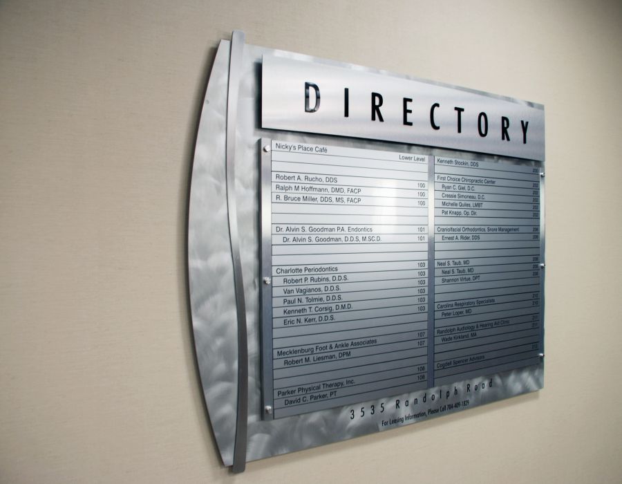 Directory Signage in Dubai, UAE | Deluxe Printing